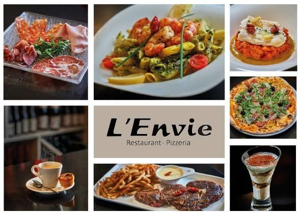 Menu at L'envie pizzeria, Nevers
