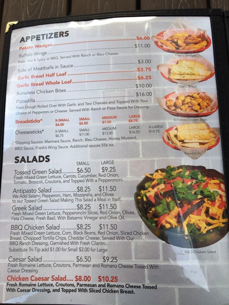 Menu at Ojai Pizza Company, Oak View pizzeria, Oak View