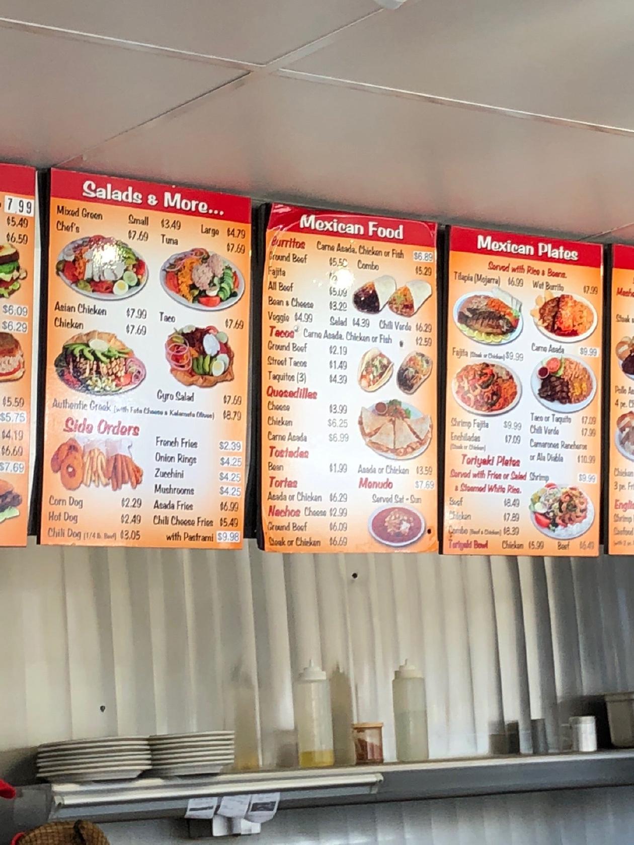Menu at Tasty Choice To Eat restaurant, South El Monte