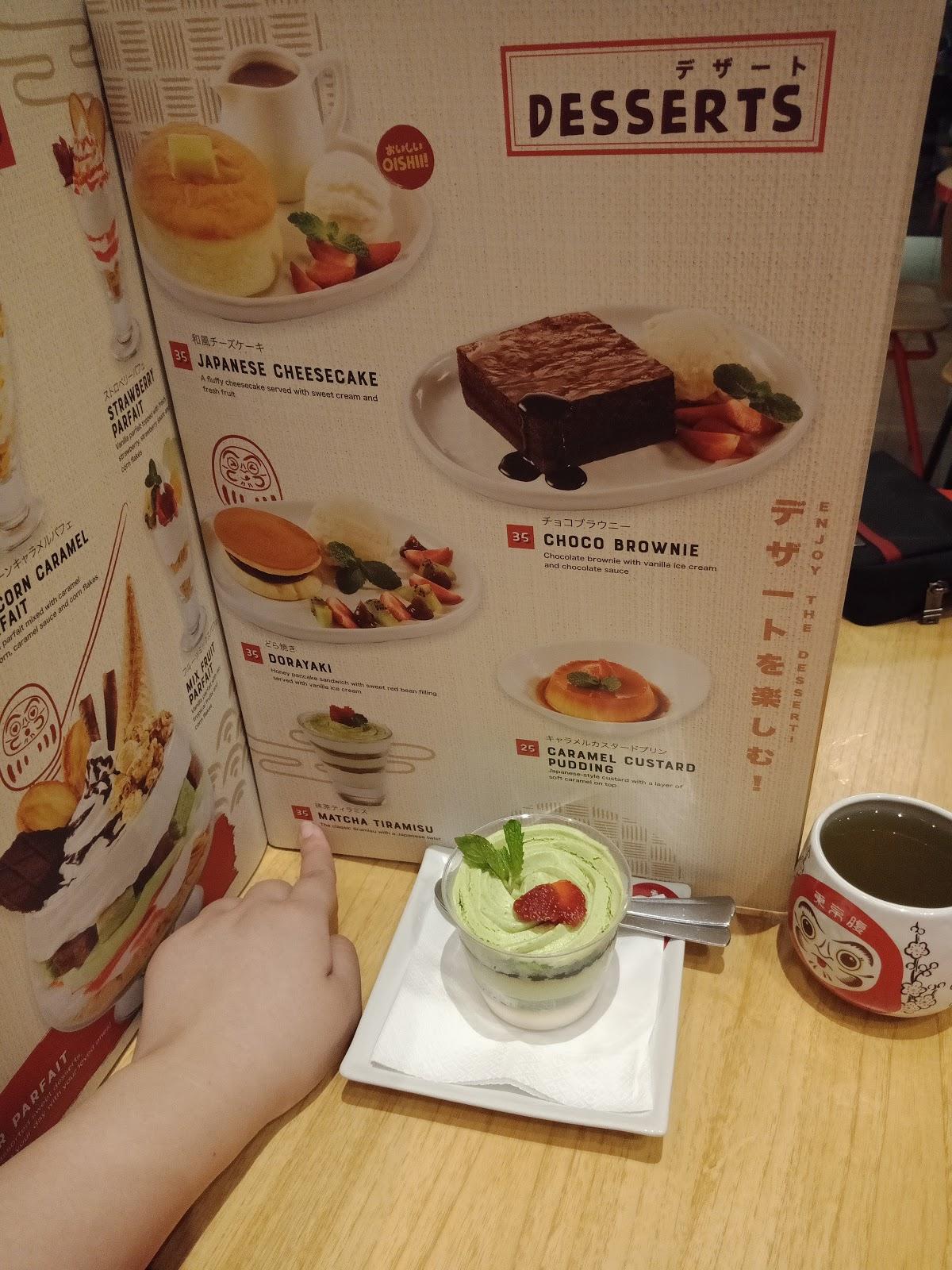 Menu at Tokyo Belly Citra Xperience restaurant, Central Jakarta