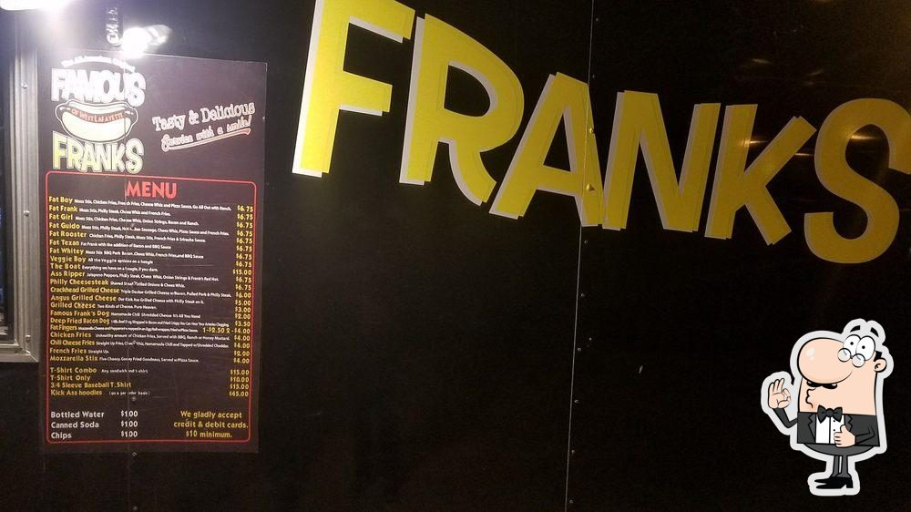 Famous Frank's in West Lafayette - Restaurant menu and reviews