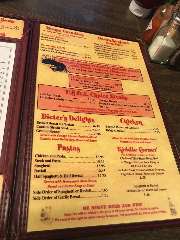 Menu at Country Way restaurant, Fremont