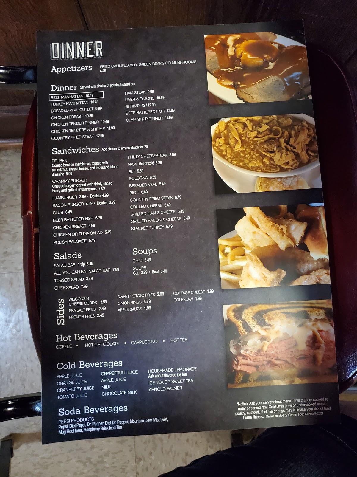 Menu at Pilgrim Family Restaurant, Findlay