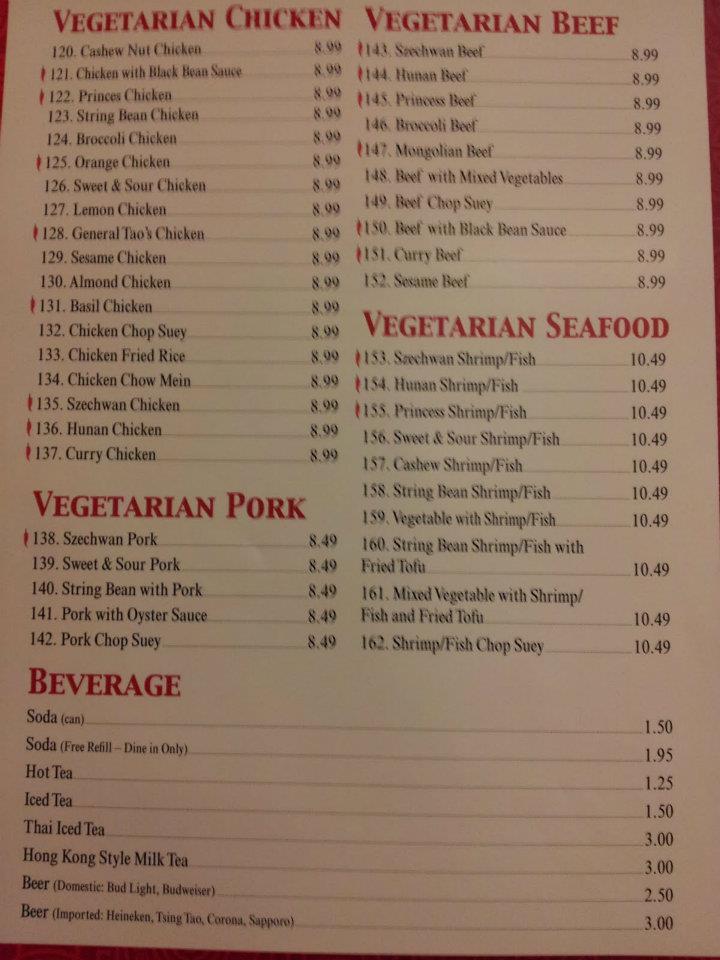 Menu at China Chef restaurant, Clovis, N Willow Ave #101