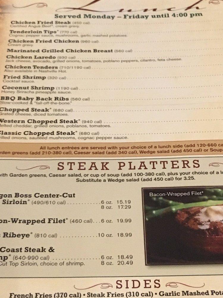 Menu at Saltgrass Steak House steakhouse, Biloxi, 140 Beach Blvd