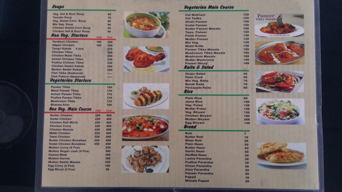 Menu at The Spoon, Gurugram