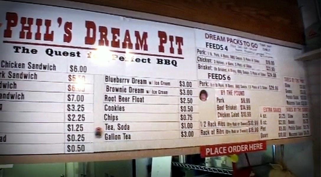 Menu at Phil's Dream Pit BBQ, Kingsport, 534 Eastern Star Rd ...