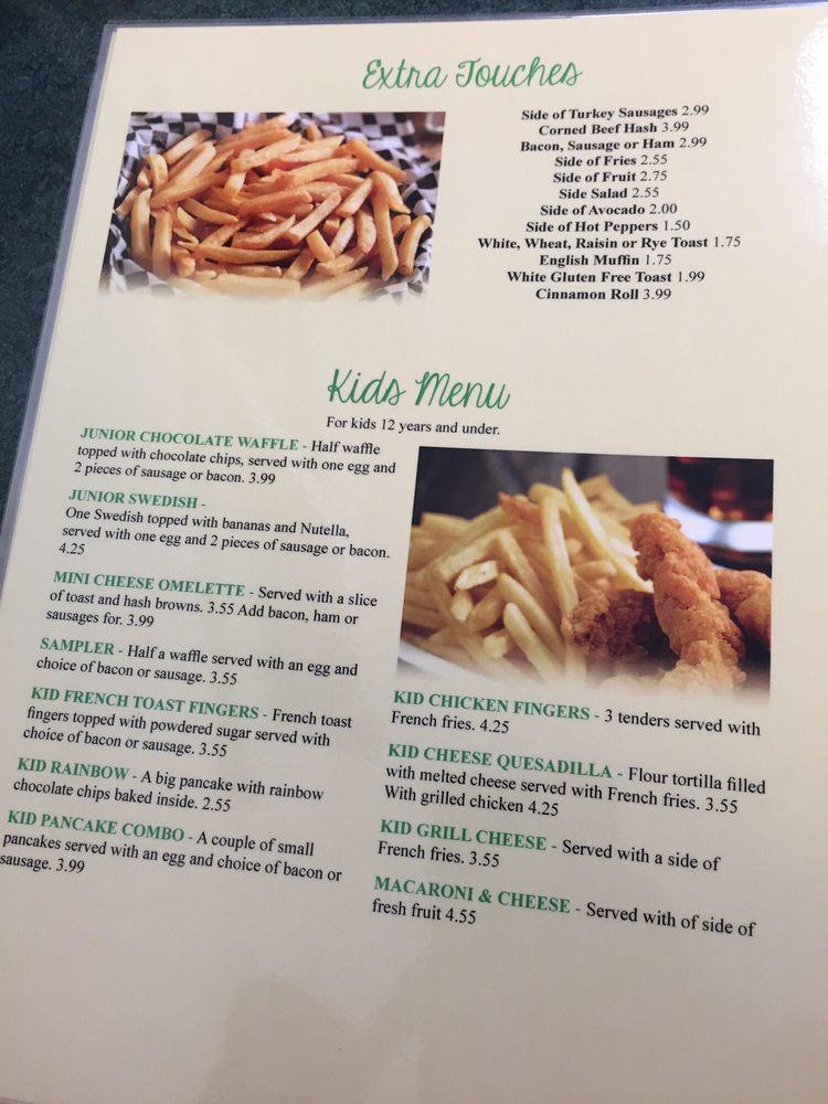 Menu at Jerry's Cafe, Beloit, 935 4th St