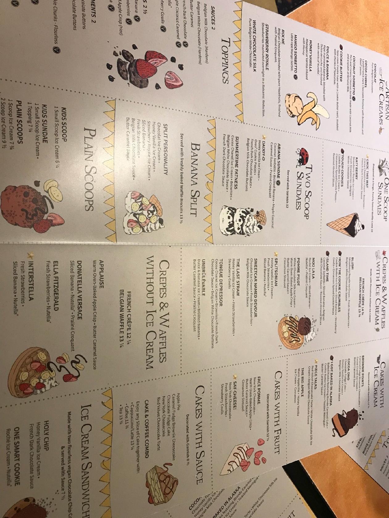 Menu at Demetres Oakville cafe, Oakville, Winston Park Dr