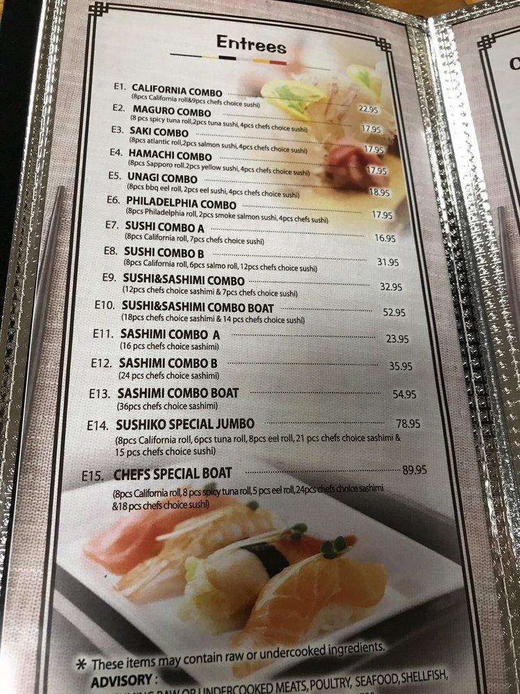 Menu at SHILLA Korean Restaurant, Montgomery, Carmichael Rd