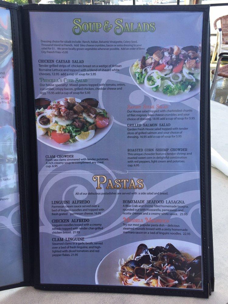Menu at Bootleggers Waterfront Grille & Bar, Port Clinton