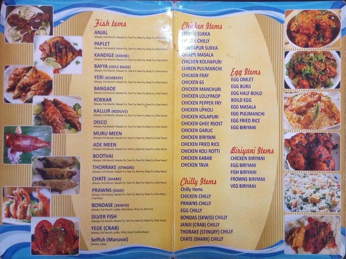 Menu at Dolphin Lunch Home, Manipal, Sh 65