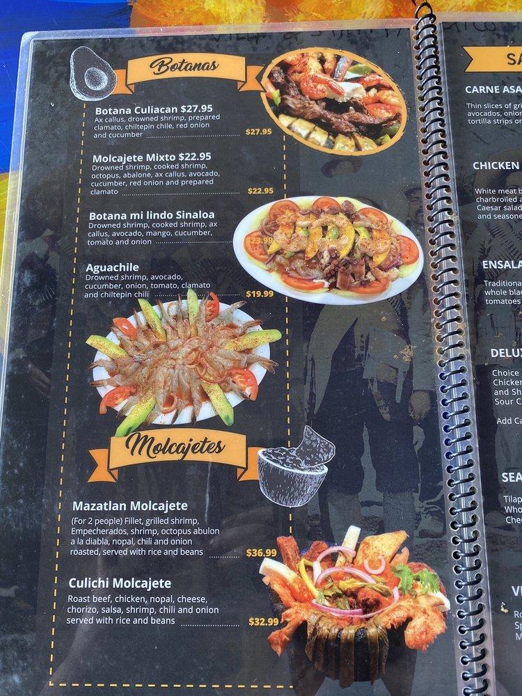 Menu at La Catrina restaurant, Kingman