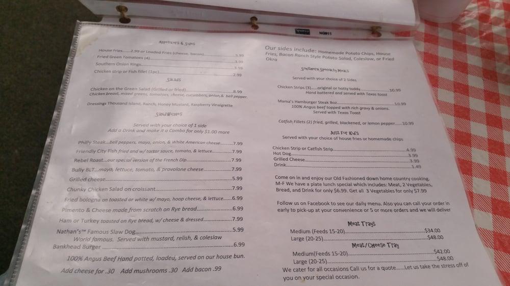 Menu at 2 Sisters Diner desserts, New Albany