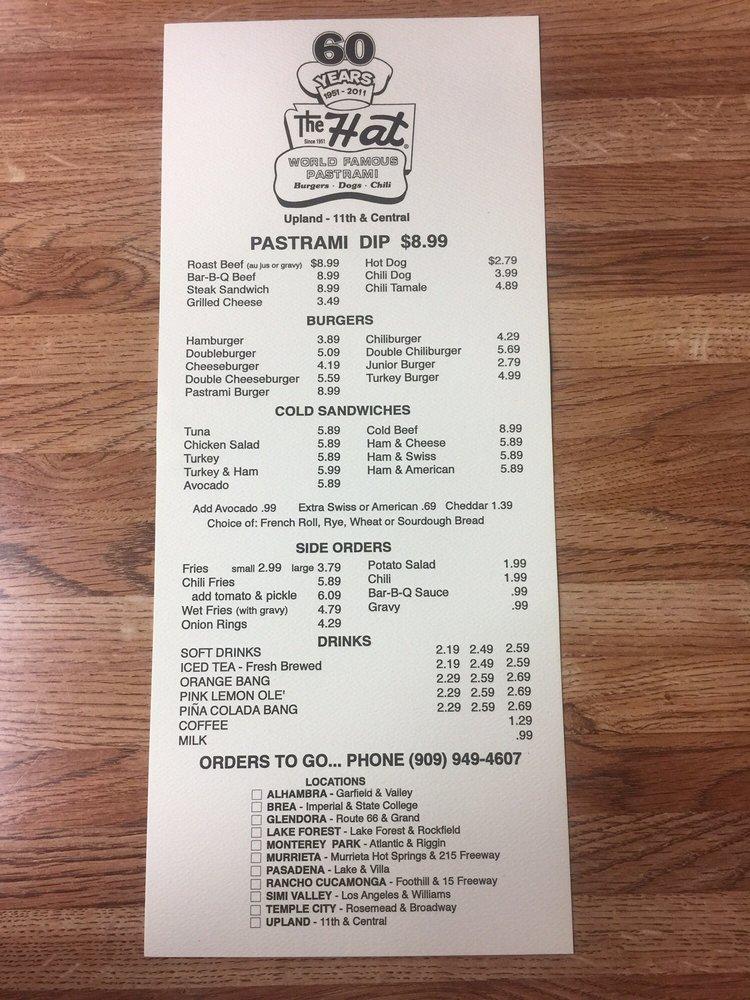 The Hat Restaurant Menu at Arthur Poulsen blog