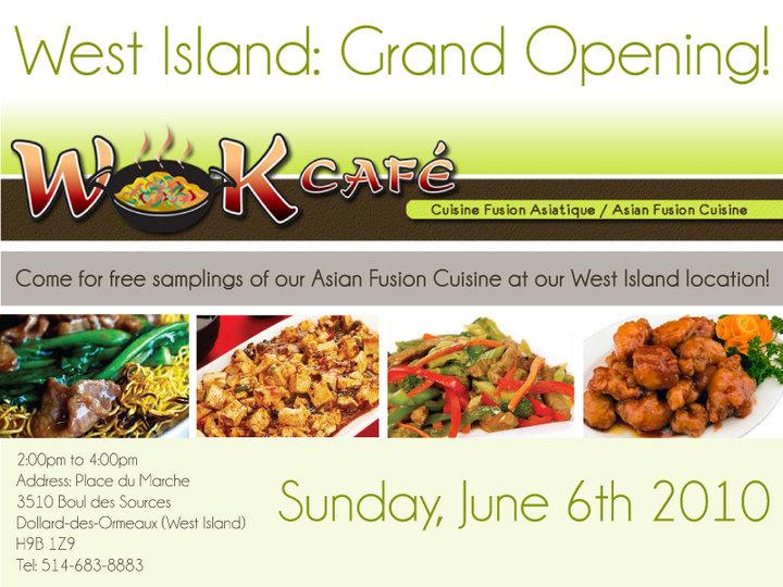 Menu at wok cafe des sources, Dollard-Des Ormeaux