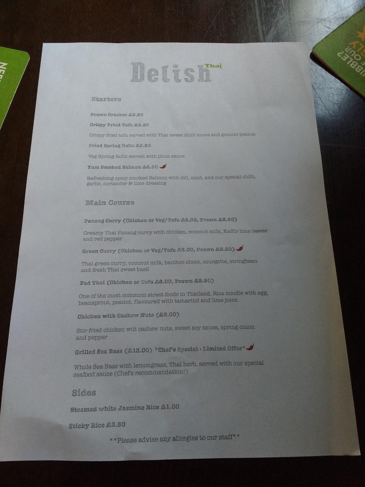 Menu at Ashburnham Arms pub & bar, London