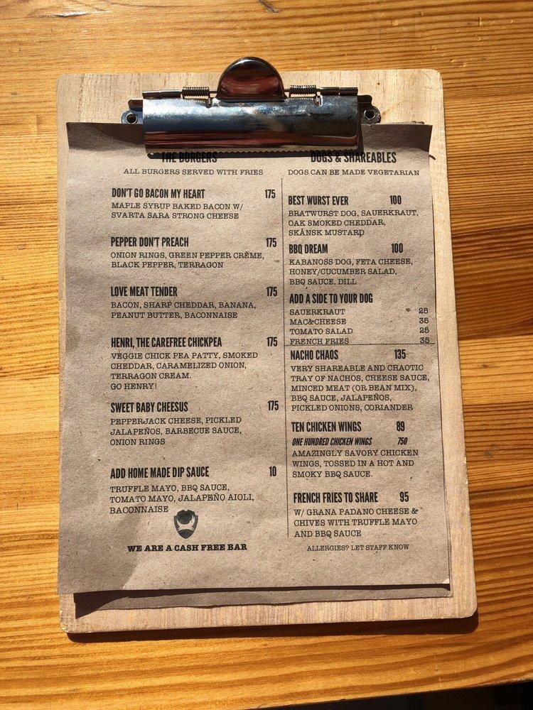Menu at BrewDog Malmö pub & bar, Malmö