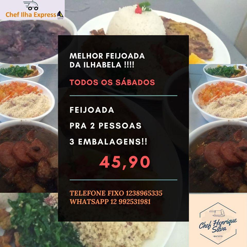 Menu at Chef Ilha Express, Ilhabela, Travessa Major João Nogueira lima 32