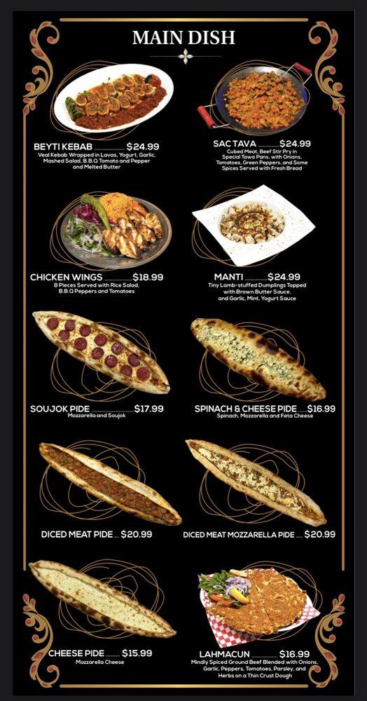 Menu at Efendi Restaurant (RUTHERFORD LOCATION), Vaughan