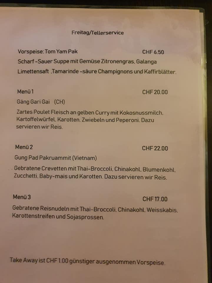 Menu At Thai Time Aarau Menu At Thai Time Aarau