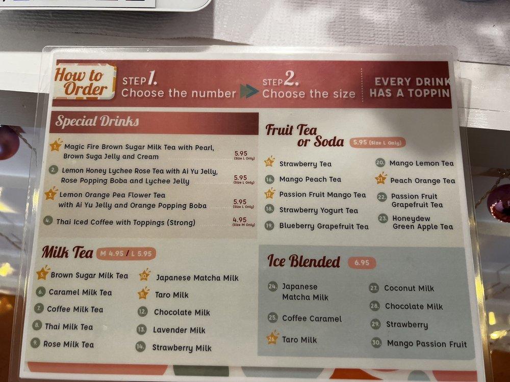 Menu at Magic Sweets desserts, Harahan