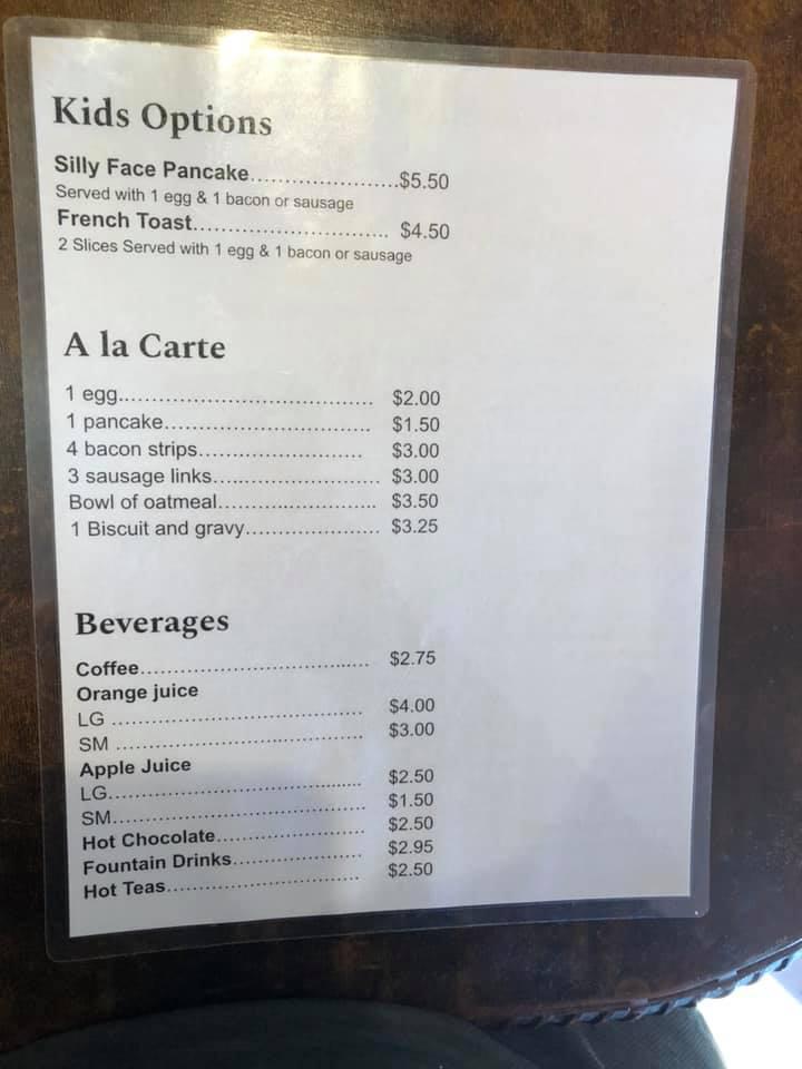 Menu at La Ramada Steakhouse & Cantina, Bisbee, S Naco Hwy