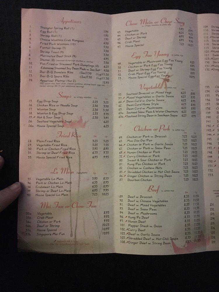 Menu at Wok to Go restaurant, Bel Air