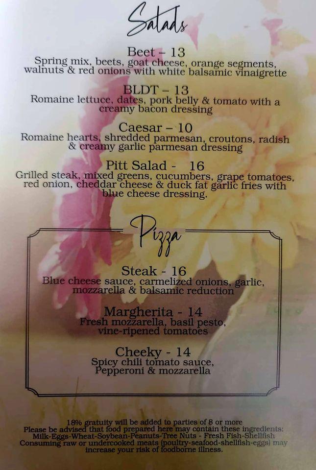 Menu at The Brimarie pub & bar, Sayre