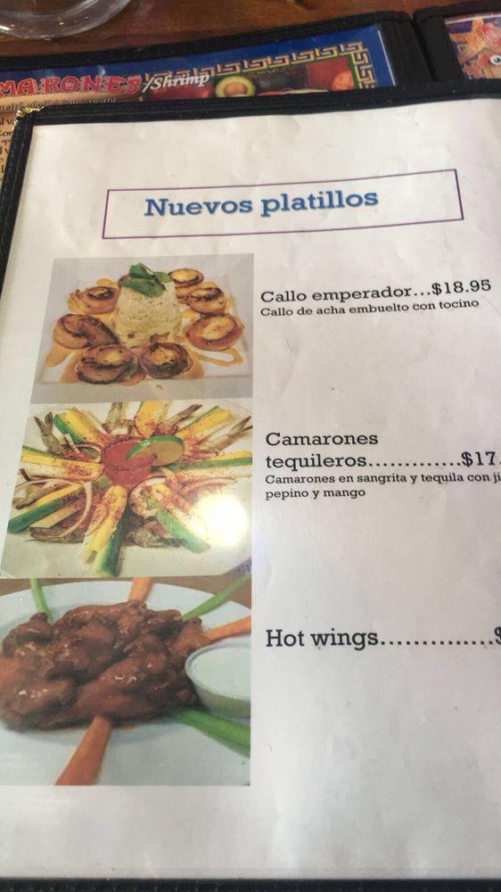 Menu at Las Islitas Mariscos restaurant, Las Vegas, W Flamingo Rd #406