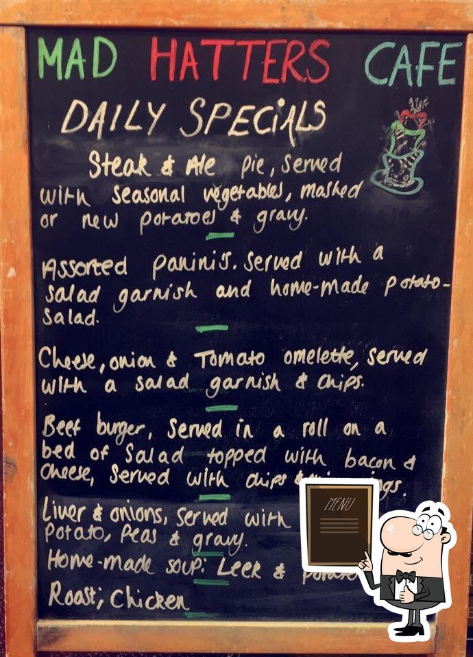 Mad Hatters Cafe, Newton Abbot - Restaurant menu, prices and reviews