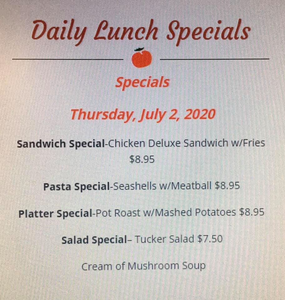 Menu at Meloni's Restaurant, Uniontown