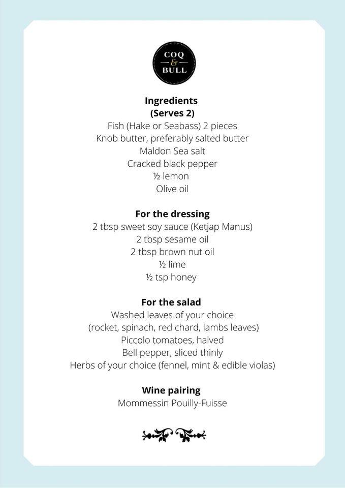 Menu at Clandeboye Lodge Hotel restaurant, Bangor