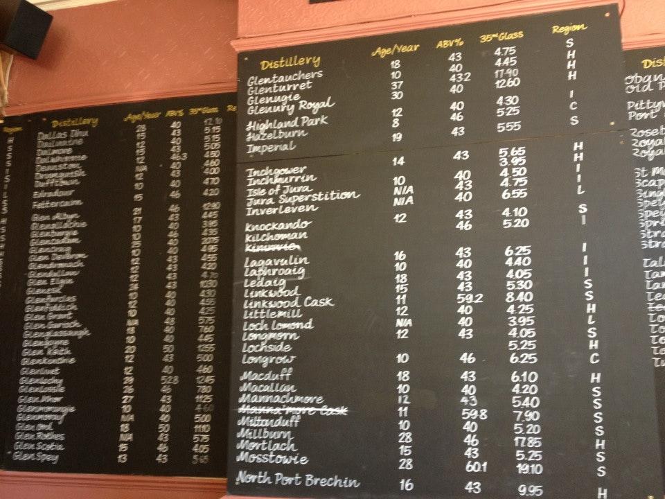 Menu at The Britannia - SMOK'D pub & bar, London, 44 Kipling St