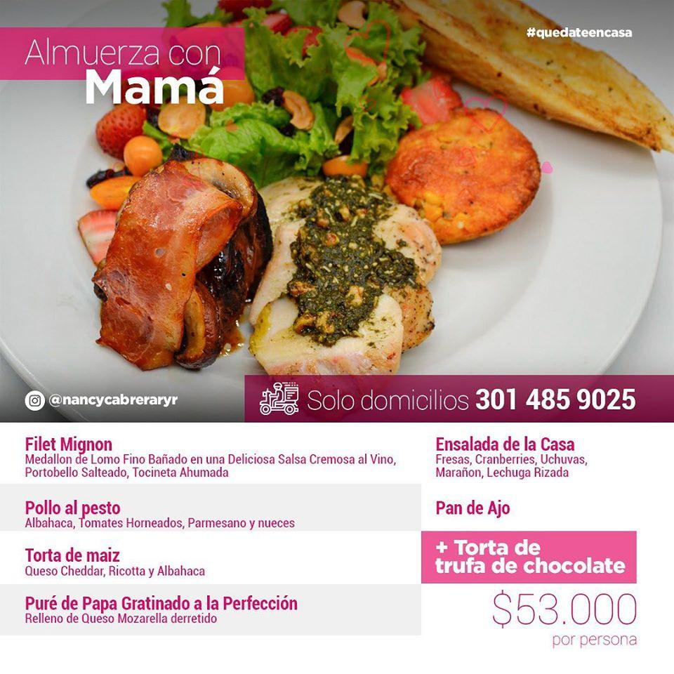 Menu at Restaurante y Reposteria Nancy Cabrera, Barranquilla