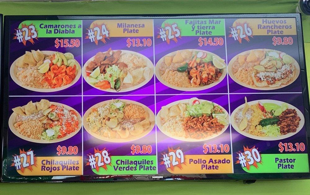 Menu at Mauricio's Taco Shop restaurant, Colorado Springs, Austin ...