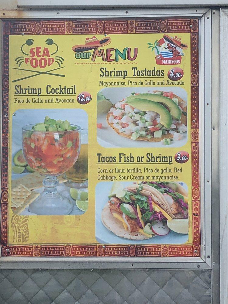 Menu at Fire Tacos restaurant, Sarasota
