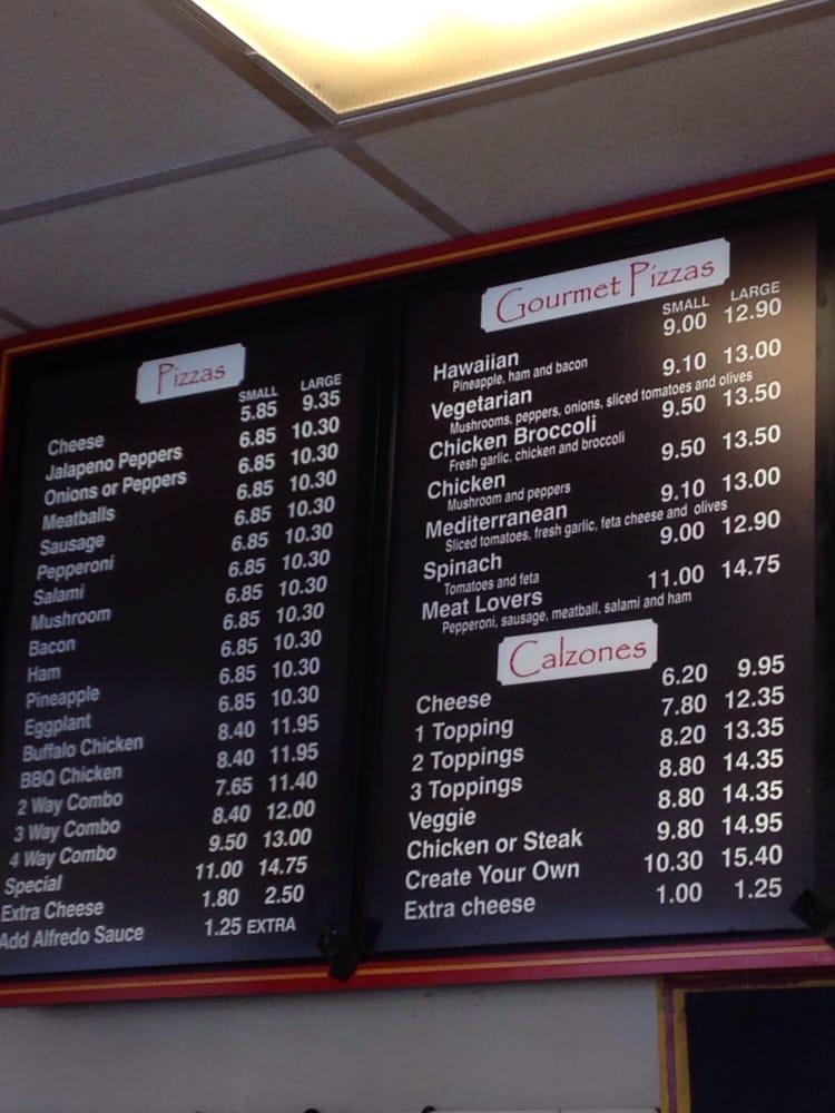 Menu at Copeland Street Sub & Pizza pizzeria, Quincy