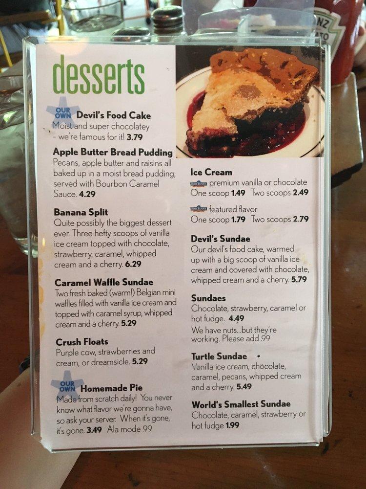 Menu at Drake Diner restaurant, Des Moines