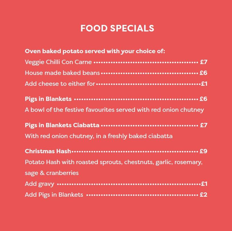 Menu at Mill Kitchen & Bakery, Pudsey