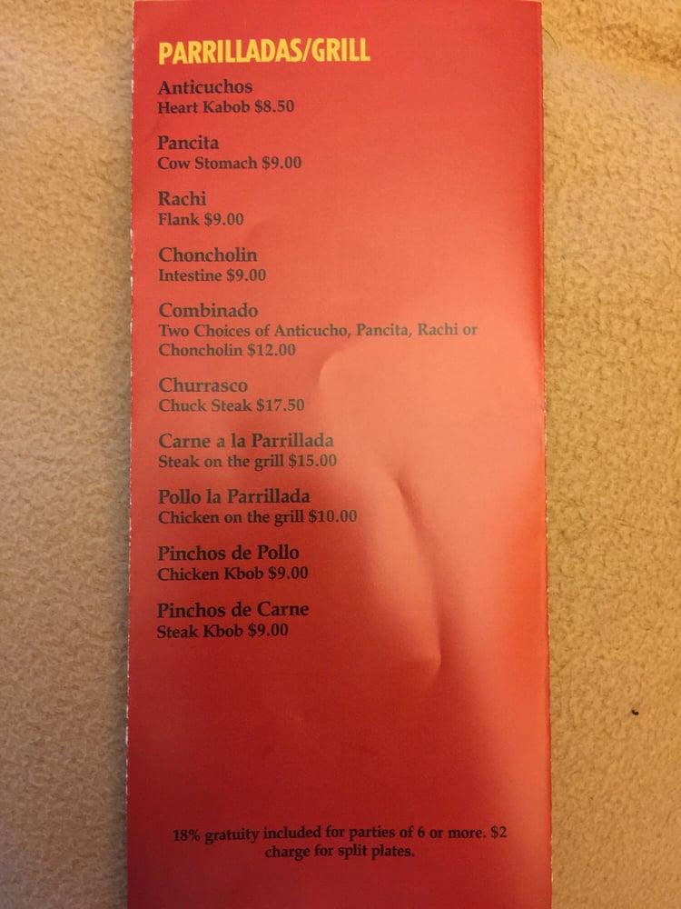 Menu at ASU MARE restaurant, Freehold, US-9