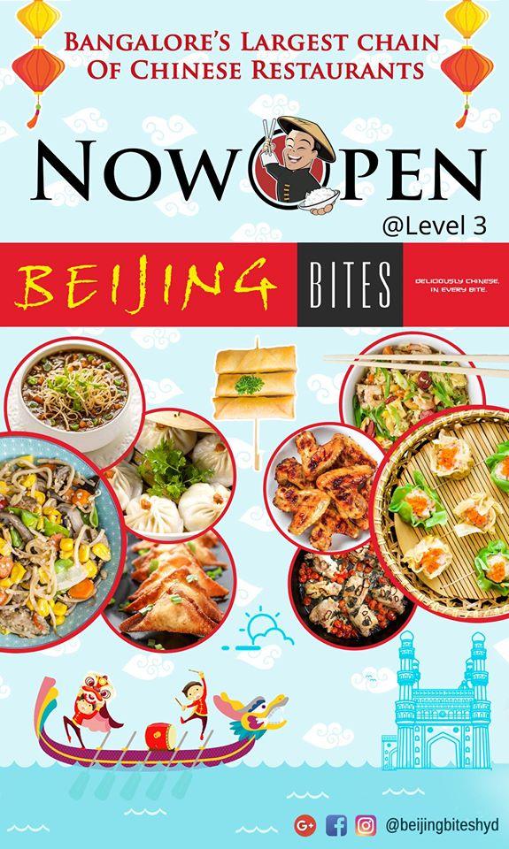 Menu at Beijing Bites, Hyderabad, 3rd Floor