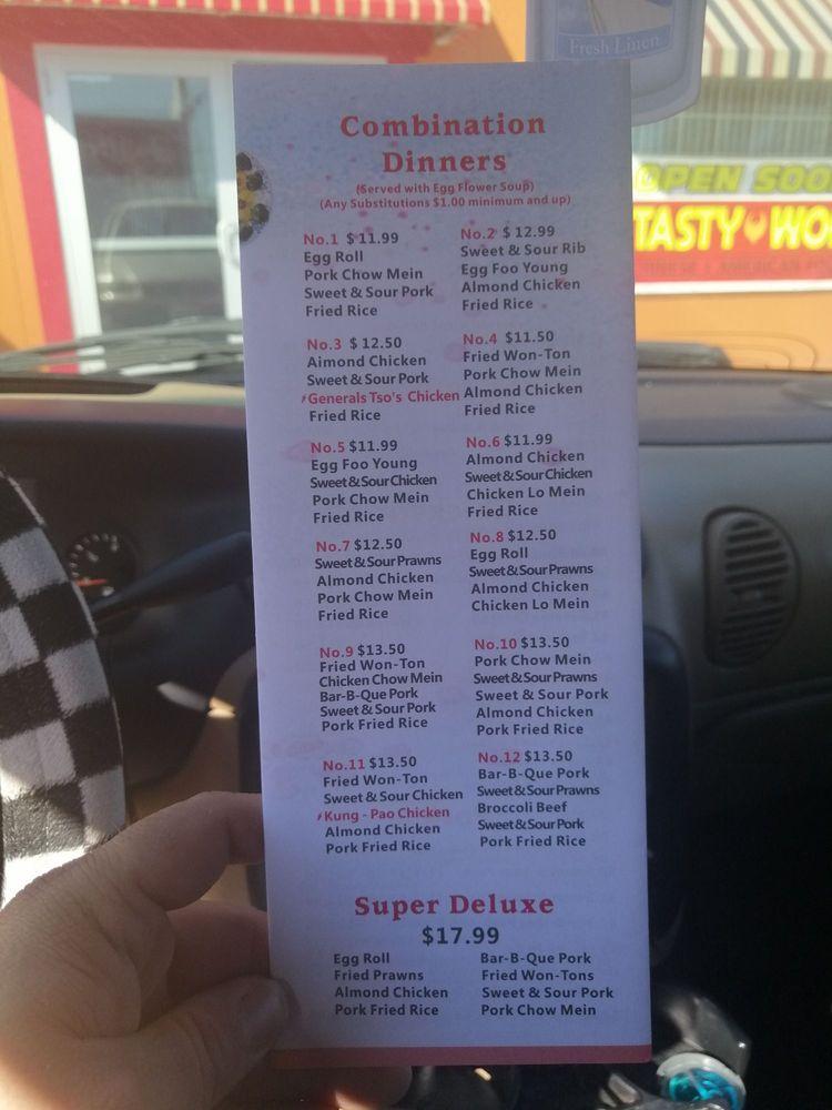 Menu at Tasty Wok ( Chinese Restaurant), Yakima