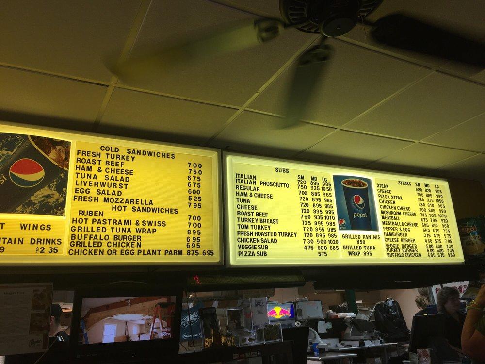 Menu at Al Casapulla's Subs & Steaks pizzeria, Millville
