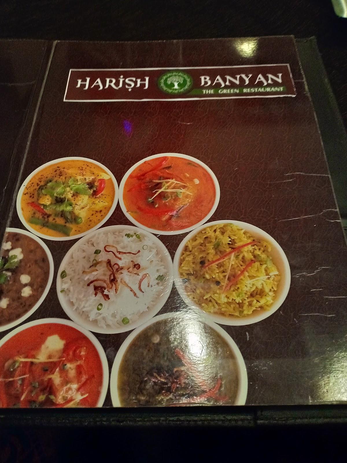 Menu at Harish Banyan, Vellore