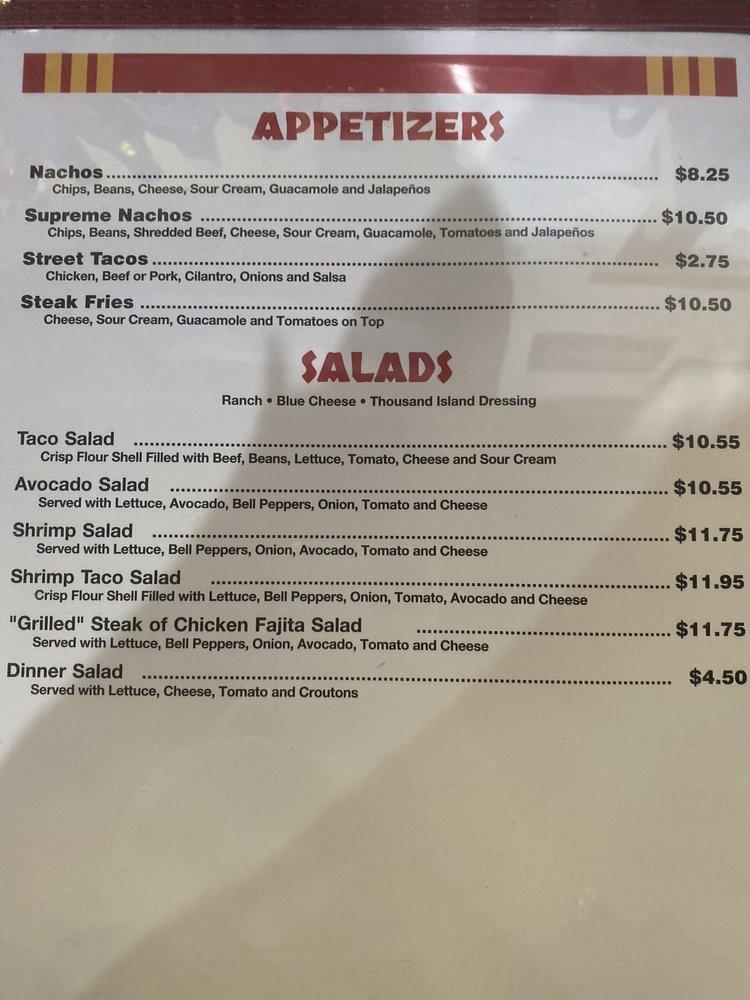 Menu at C&T's Restaurant LLC, Pollock Pines, 6454 Pony Express Trail #37