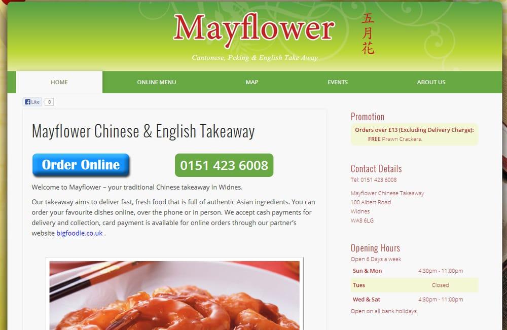 Menu at A fast food, Widnes