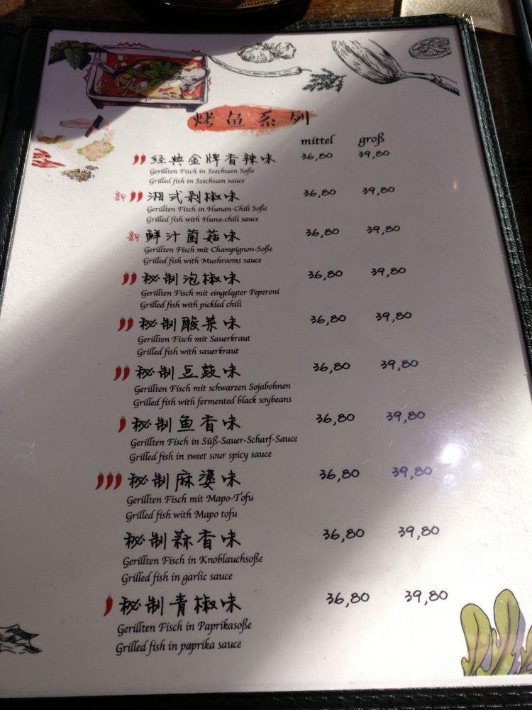 Menu at China Restaurant Three Kingdoms, Düsseldorf