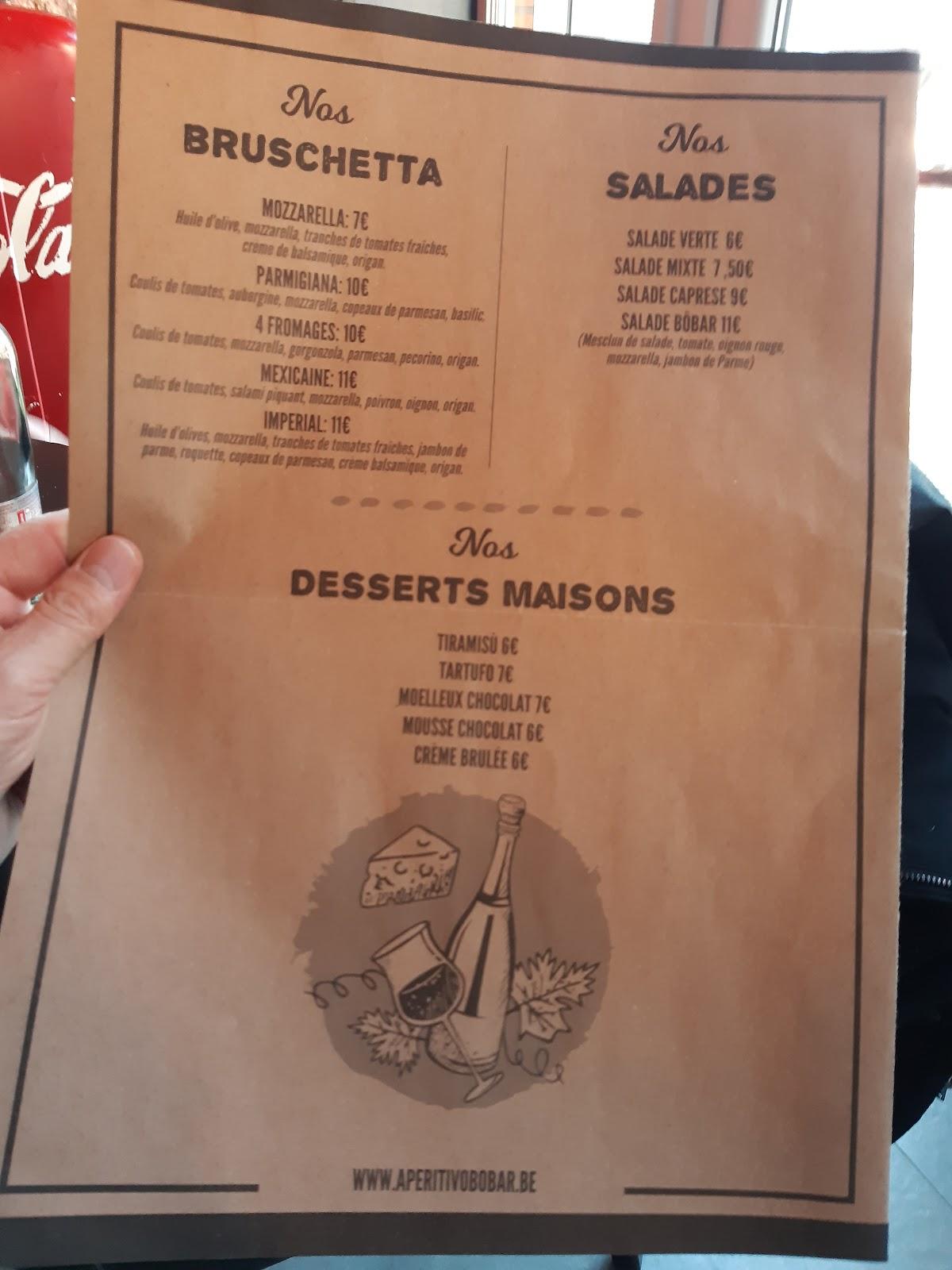 Menu au BôBar, Beyne-Heusay