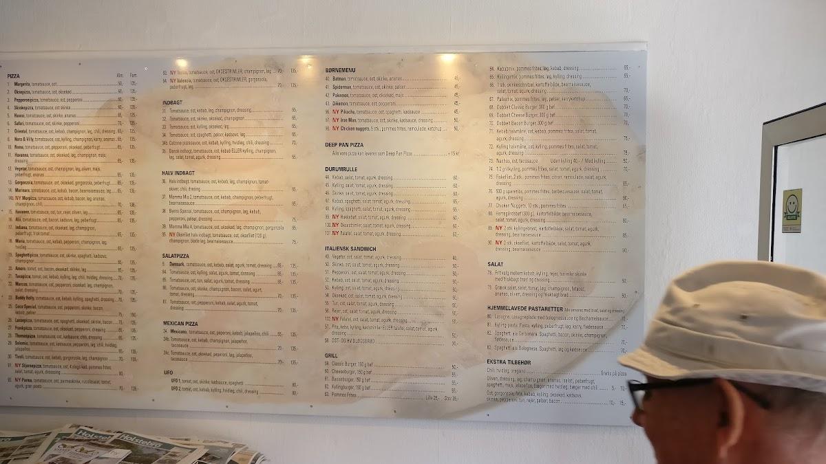 Menu at Coco Restaurant, Thyholm